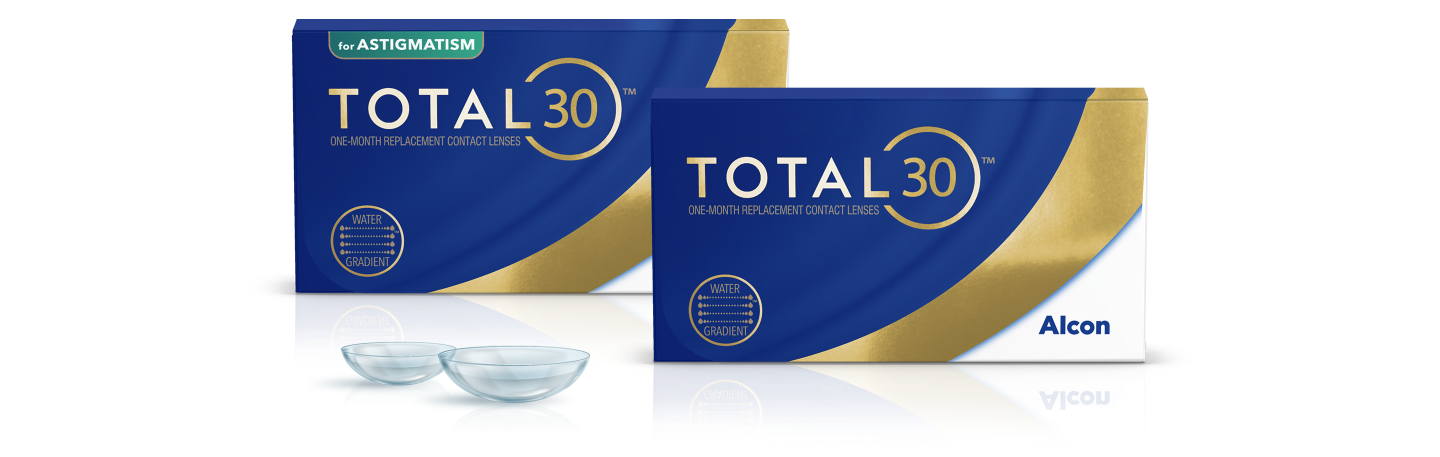 TOTAL30® Měsíční kontaktní čočky od Alconu | TOTAL® Česko